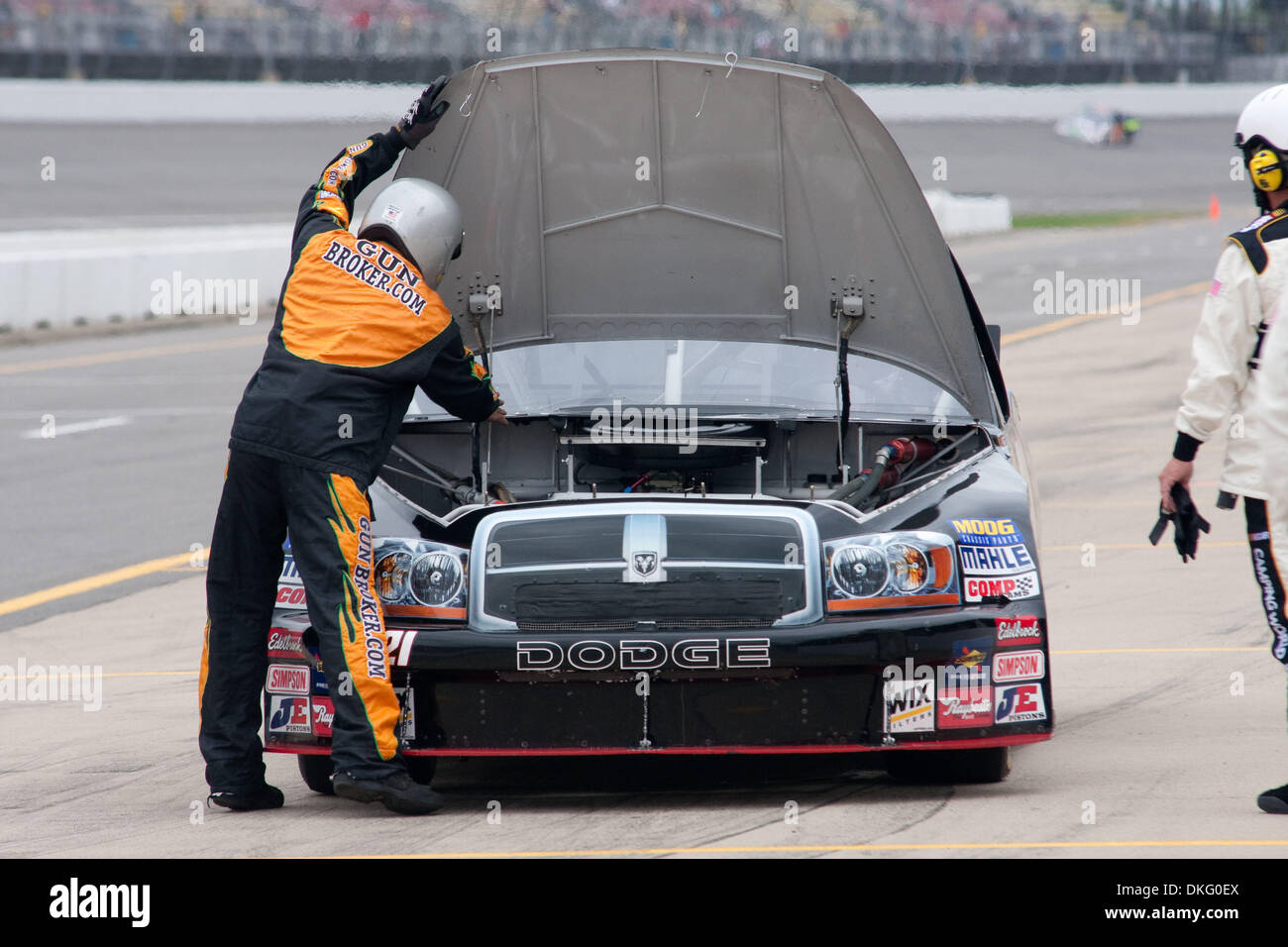 June 13, 2009 - Brooklyn, Michigan, U.S - 13 June 2009: The hood of the ...