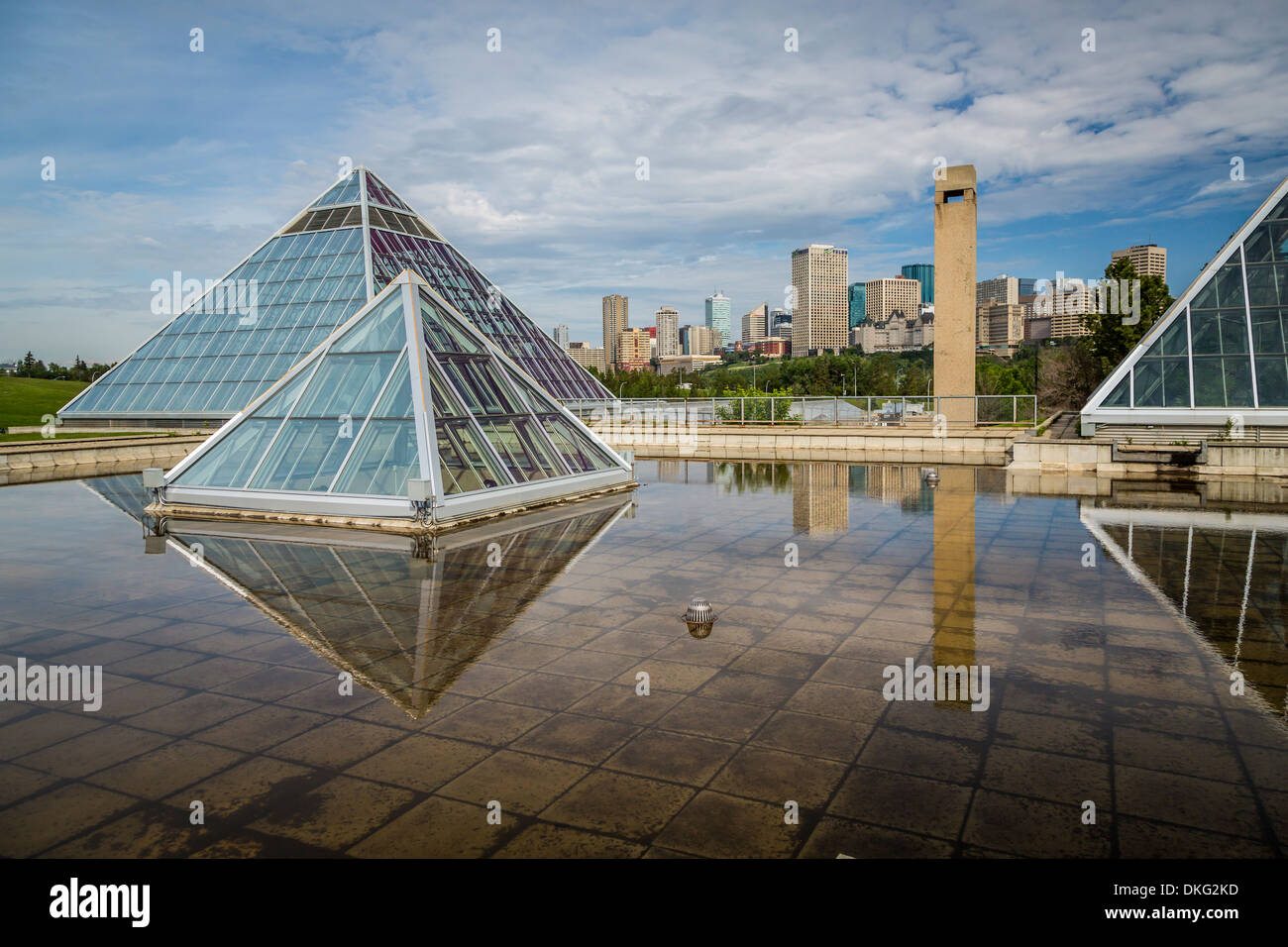 Muttart conservatory pyramids hi-res stock photography and images - Alamy