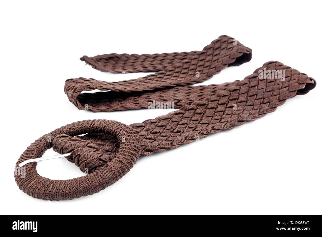 A women belts of cloth on a white background Stock Photo - Alamy