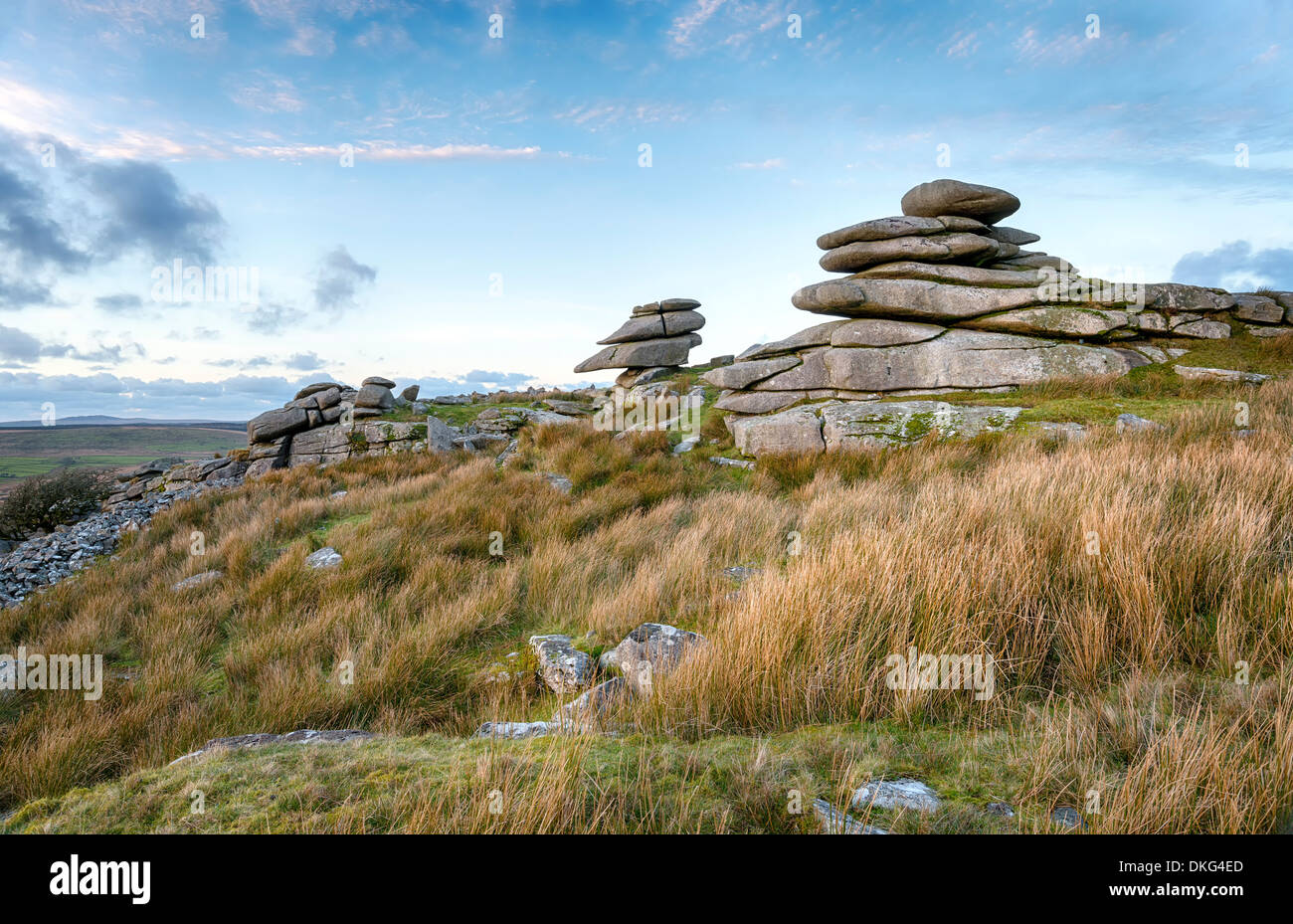 A granite tor at Stowes Hill on Bodmin Moor in Cornwall Stock Photo - Alamy
