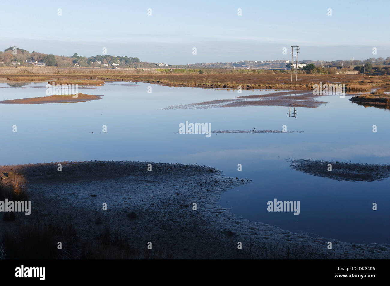 Hayle estuary RSPB reserve, Cornwall, November 2013 Stock Photo - Alamy