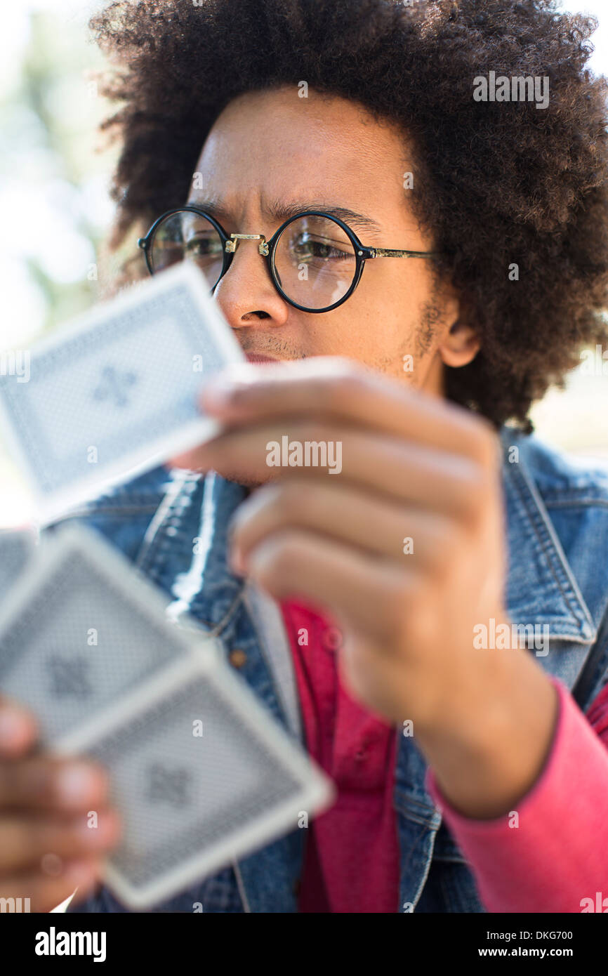 Choosing cards hi-res stock photography and images - Alamy