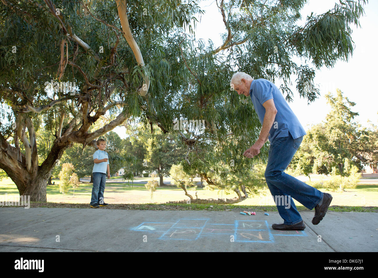 Old hopscotch game hi-res stock photography and images - Alamy