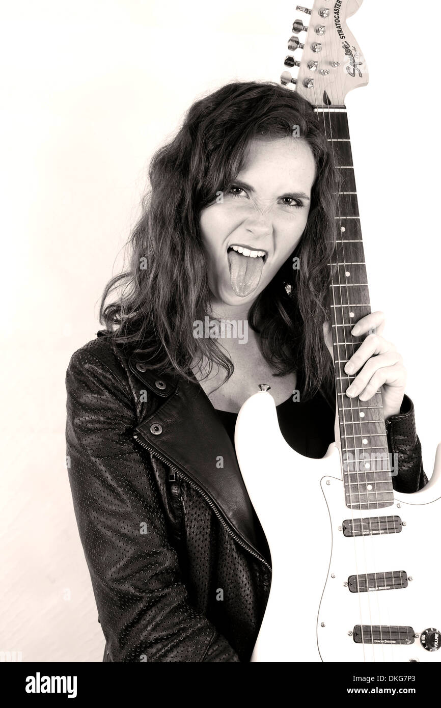 Punk rock girl hi-res stock photography and images - Alamy