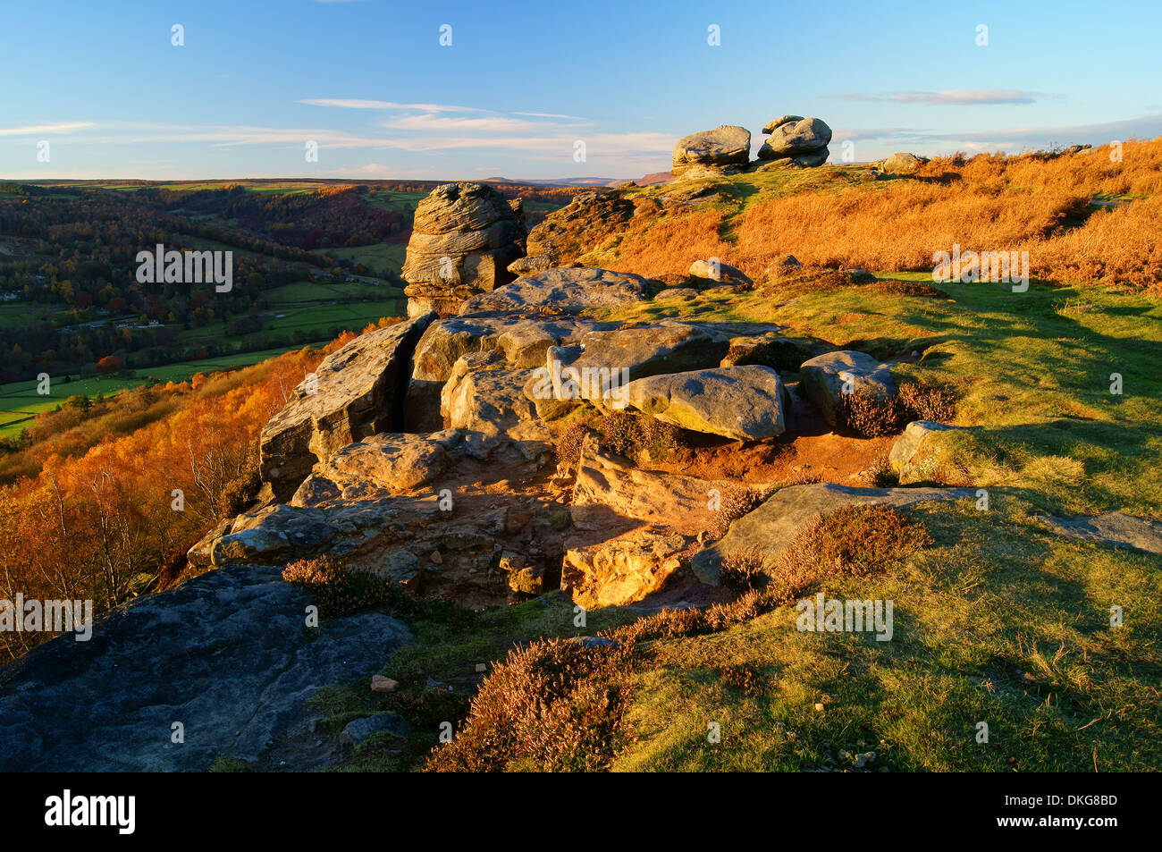 Froggatt edge autumn hi-res stock photography and images - Alamy