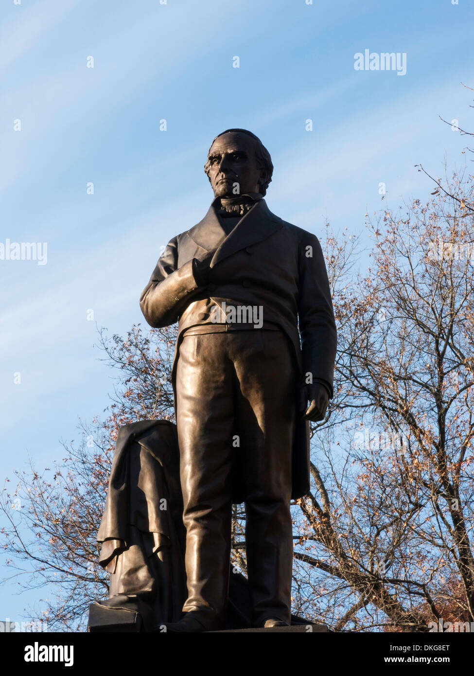 Statue of Daniel Webster, Central Park, NYC Stock Photo - Alamy
