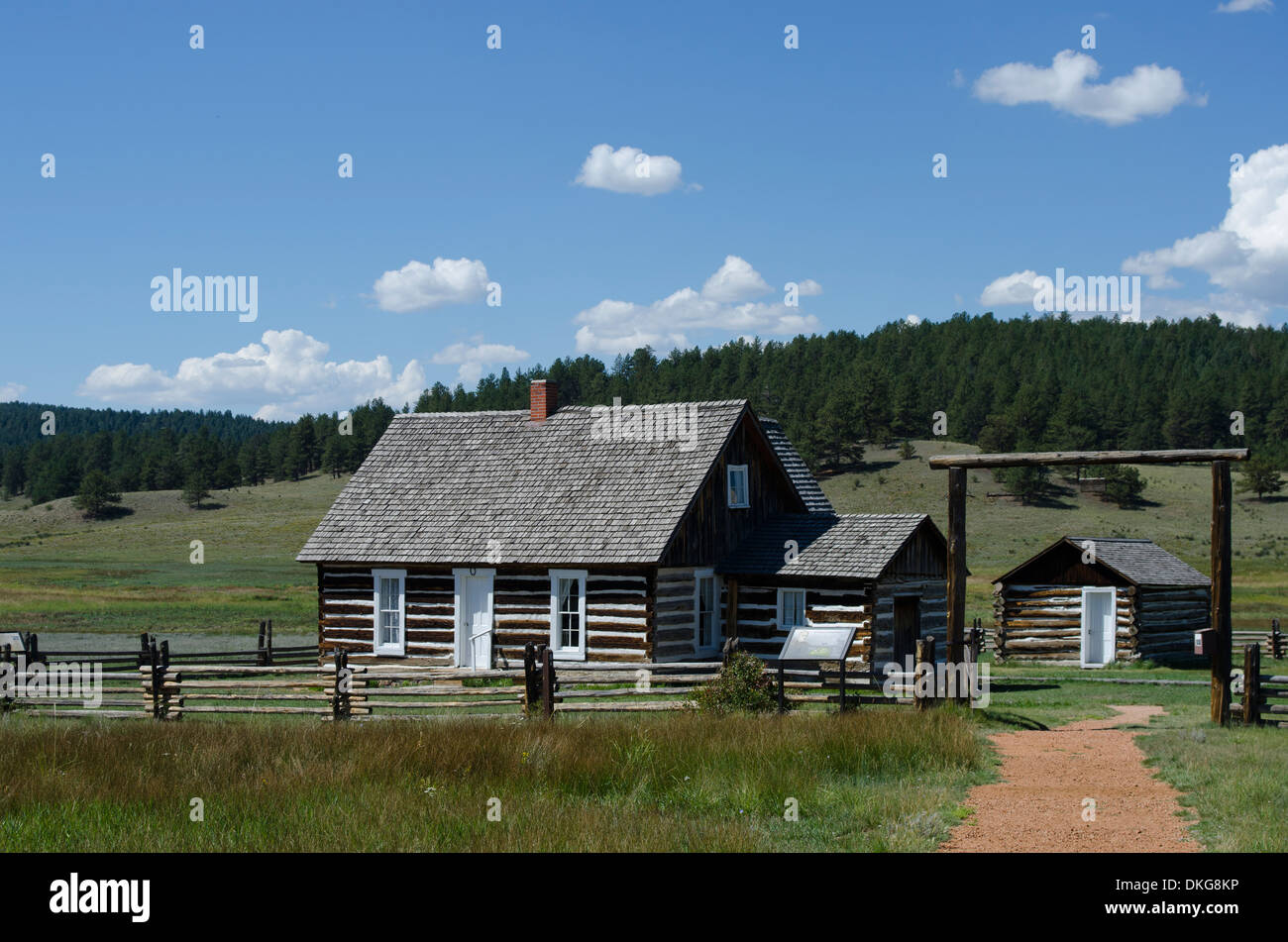 The Hornbek Ranch at the Florissant Fossil Beds National Monument is a ...