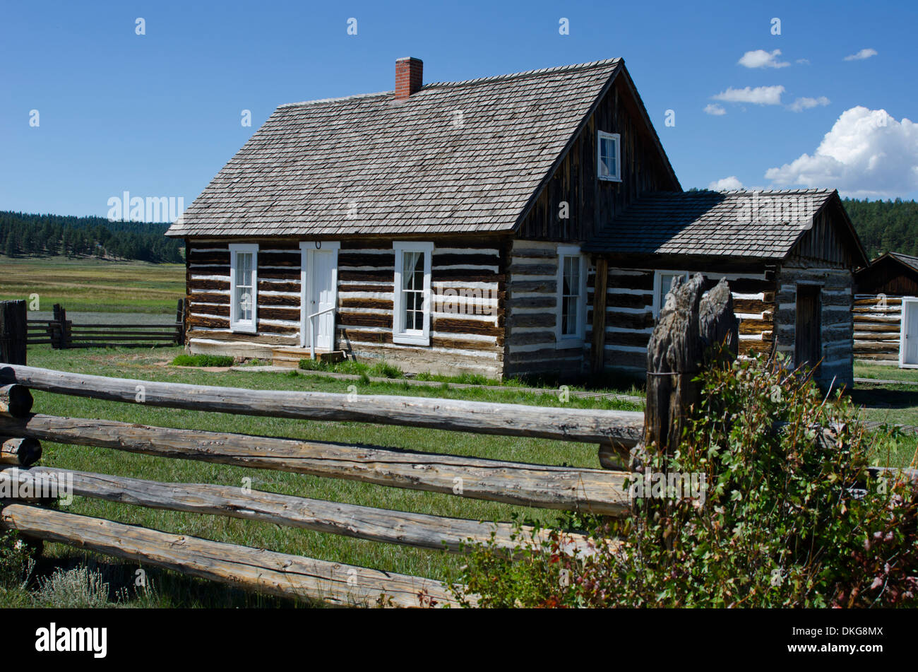 The Hornbek Ranch at the Florissant Fossil Beds National Monument is a ...