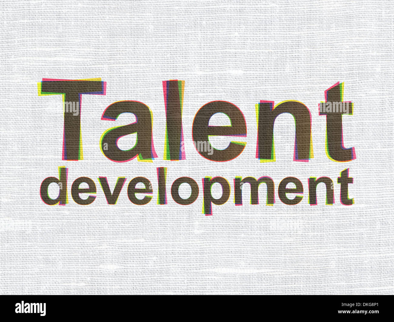 Education concept: Talent Development on fabric background Stock Photo ...
