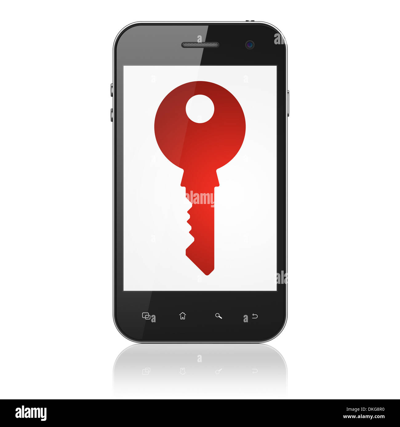 Phone lock code protect Cut Out Stock Images & Pictures - Alamy