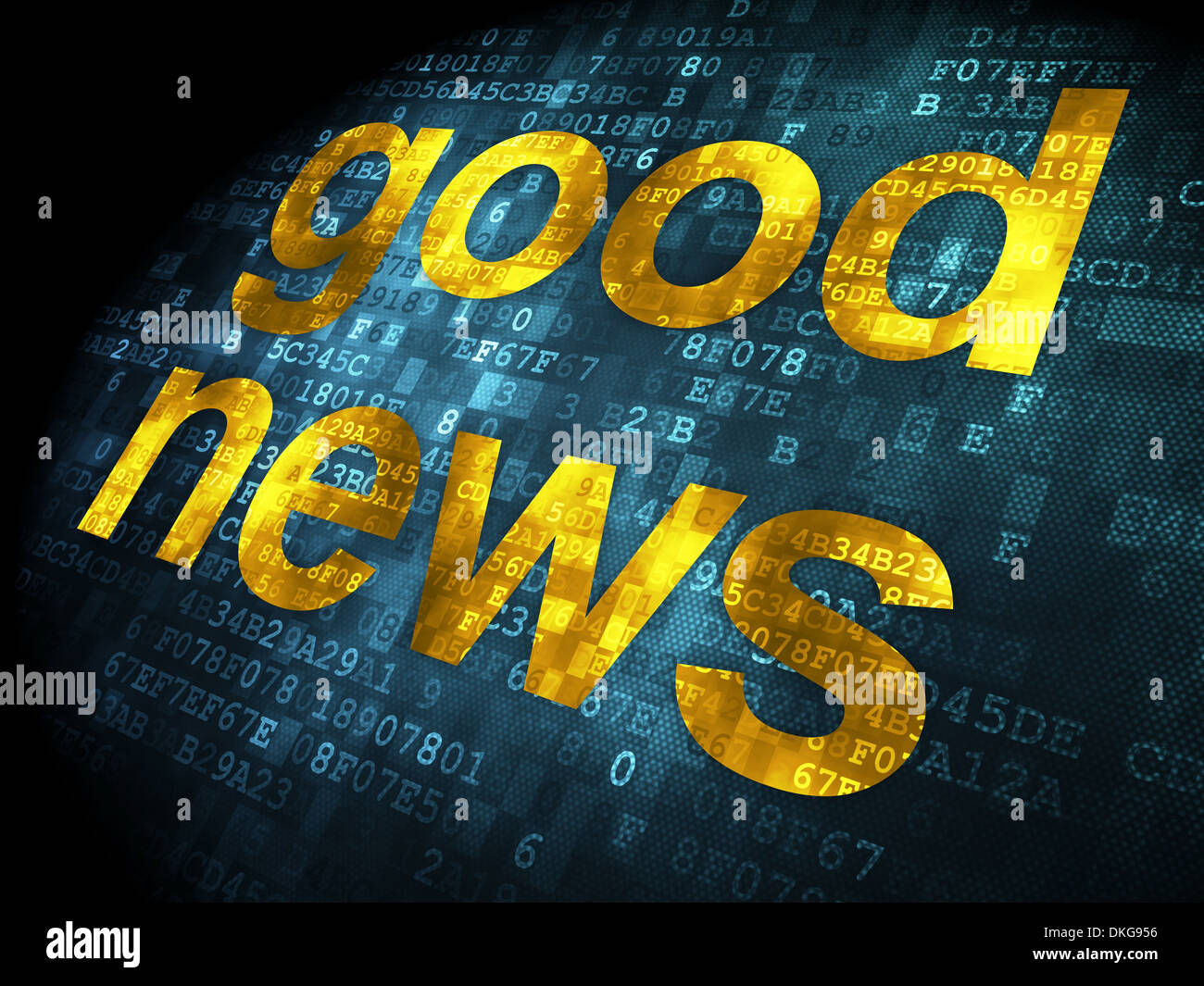 News concept: Good News on digital background Stock Photo - Alamy