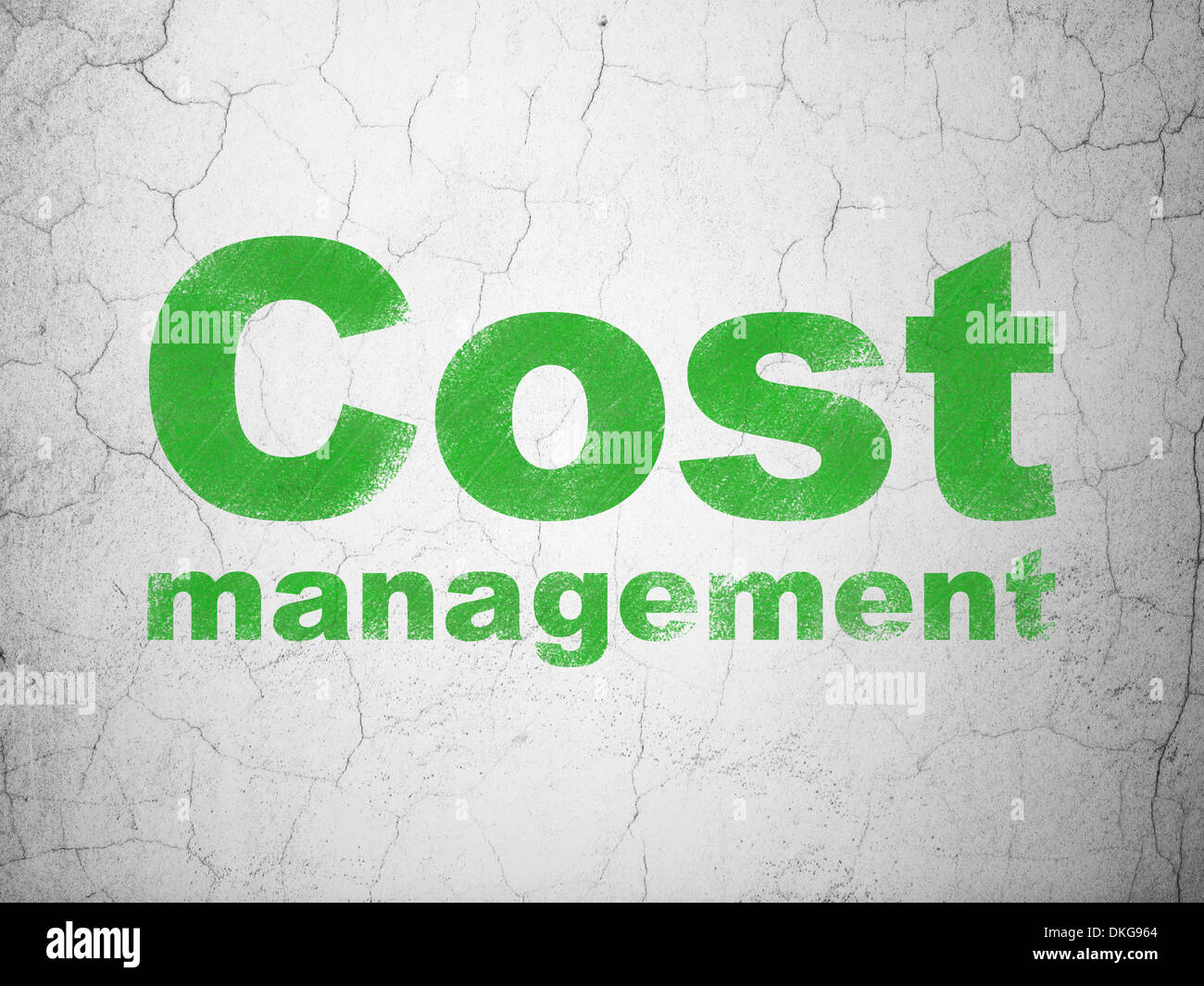 Finance concept: Cost Management on wall background Stock Photo - Alamy