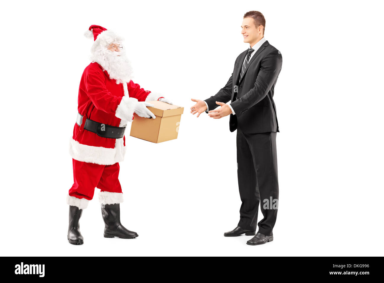 Black man in santa suit hi-res stock photography and images - Alamy
