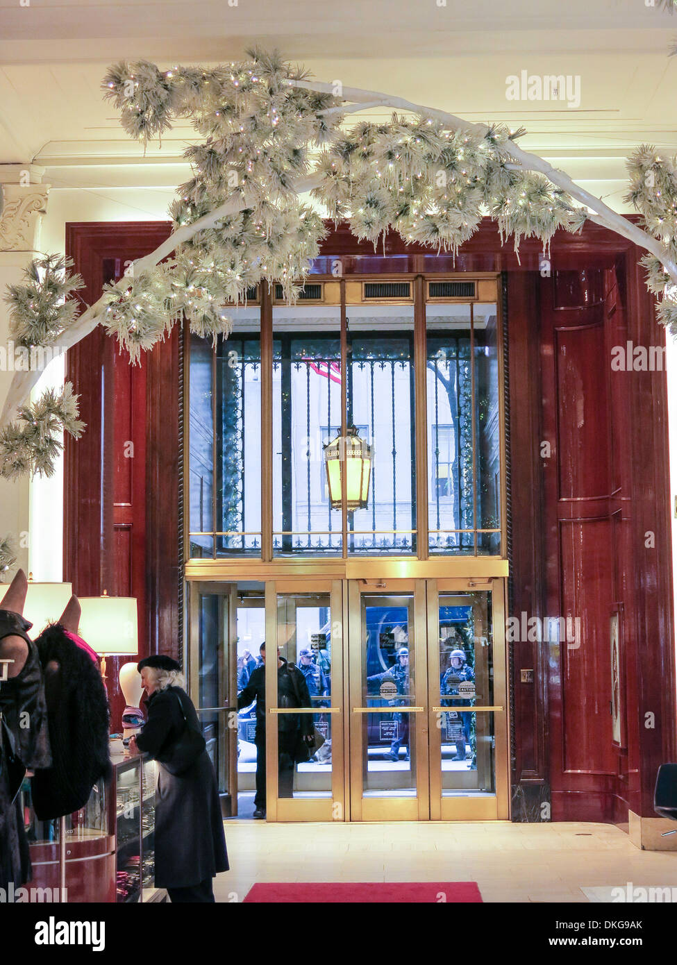Vintage Saks Fifth Avenue Flagship Store Interior is decorated for the ...