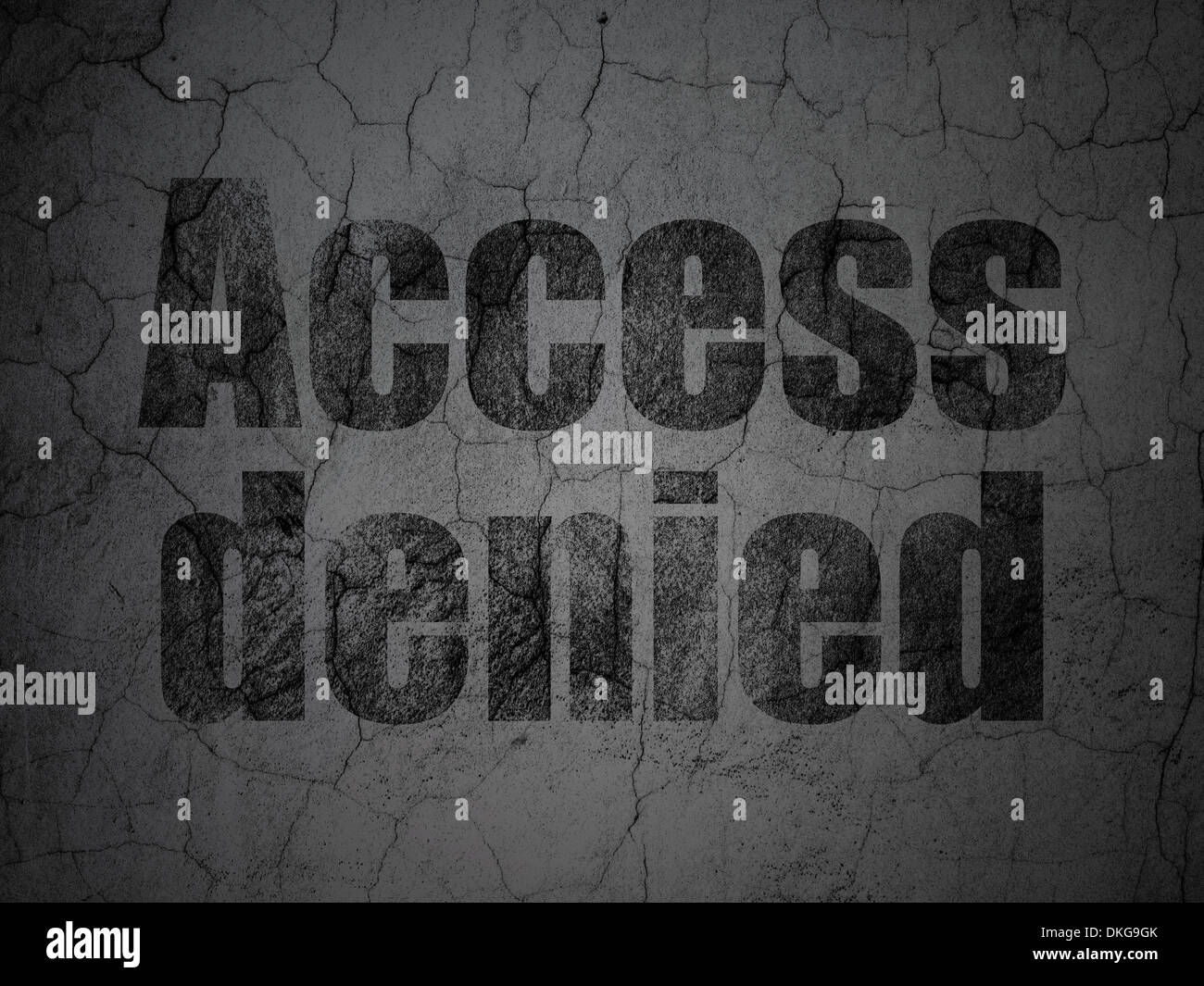 Safety concept: Access Denied on grunge wall background Stock Photo - Alamy