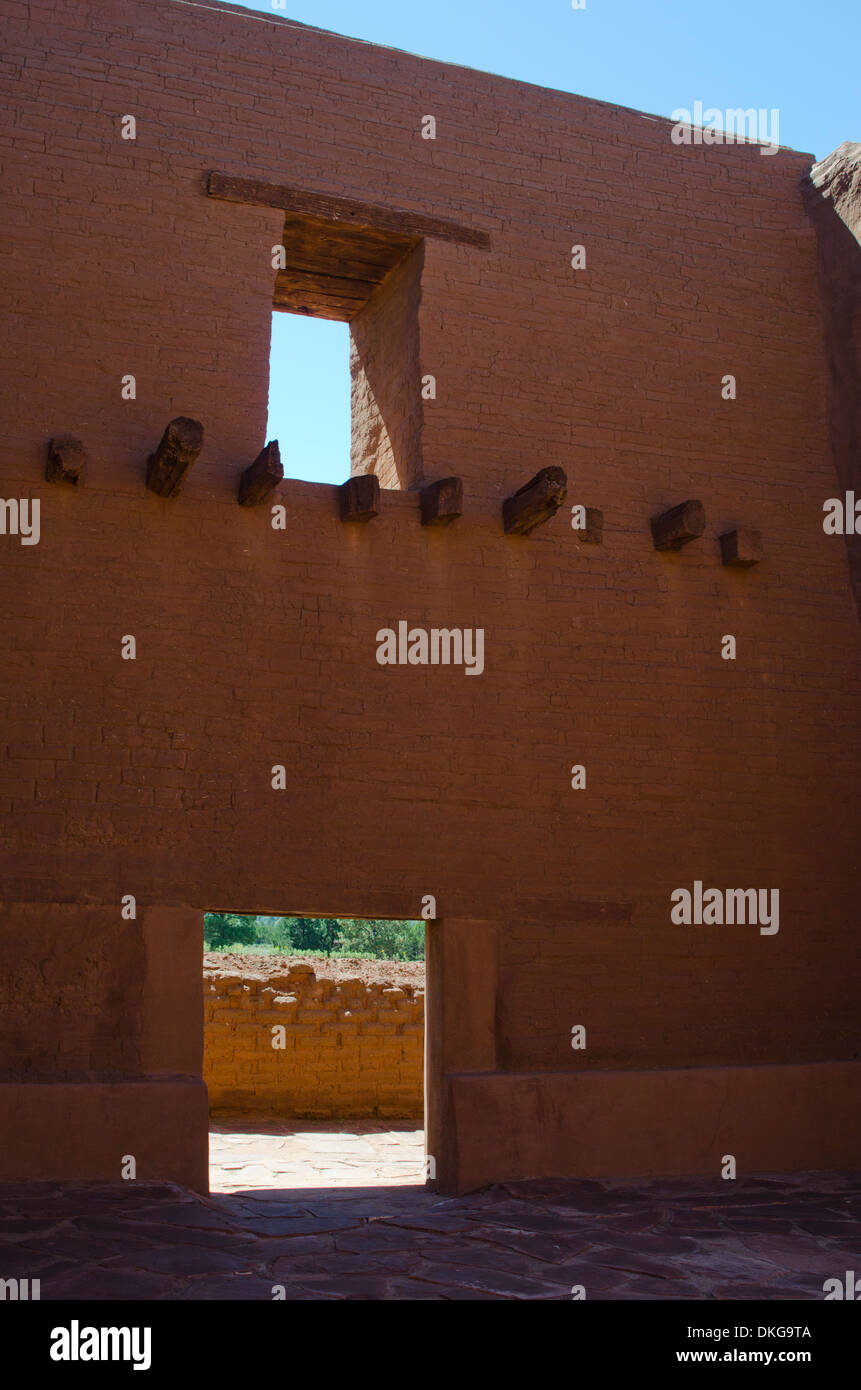 Thousands of adobe bricks create the walls of the fourth Catholic ...