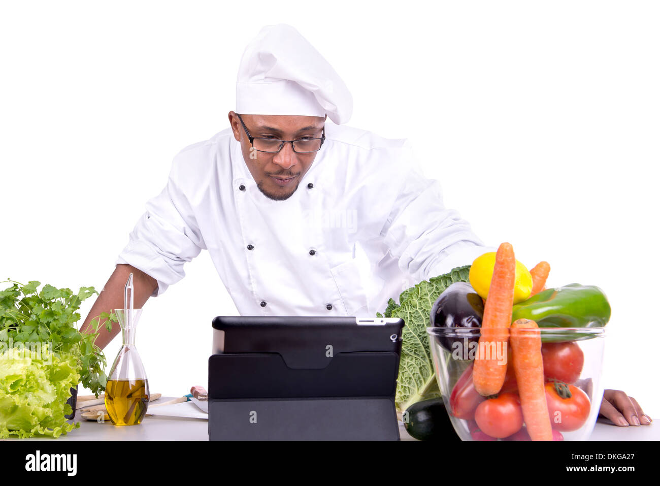 Chef recipe hi-res stock photography and images - Alamy