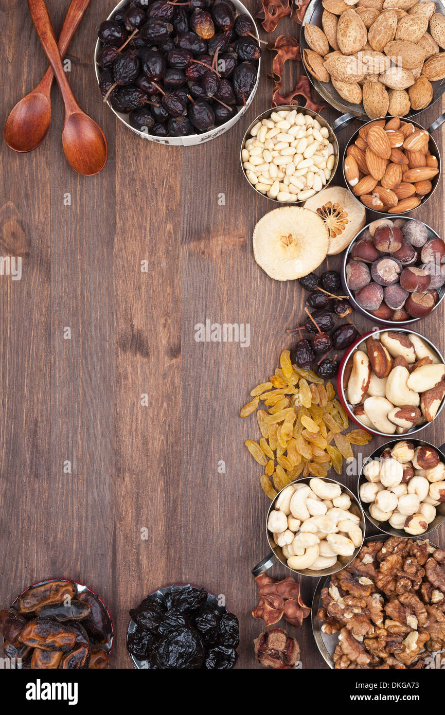 Fruits and Nuts Stock Photo - Alamy