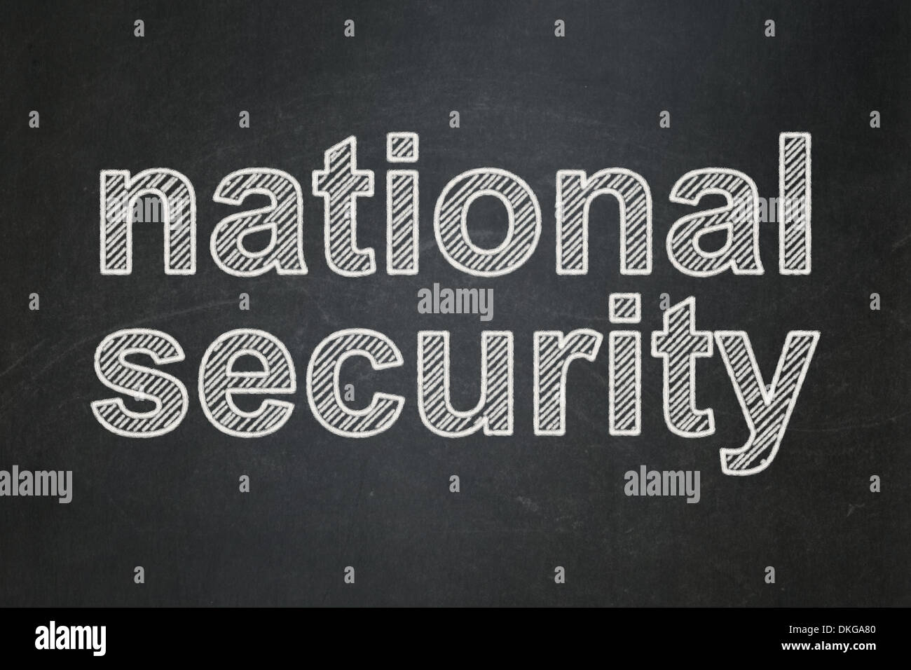 Safety concept: National Security on chalkboard background Stock Photo ...