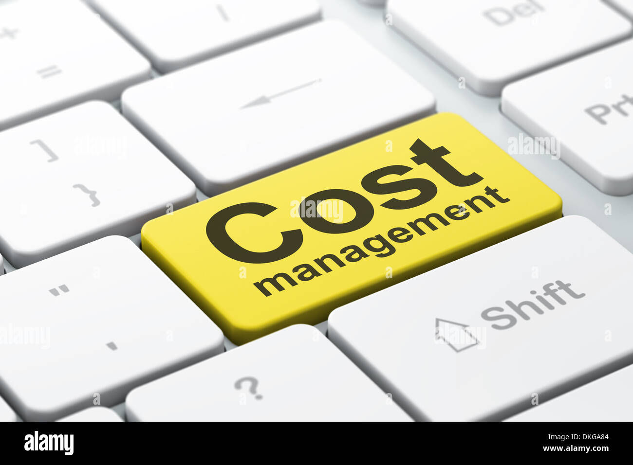 Business concept: Cost Management on computer keyboard Stock Photo - Alamy