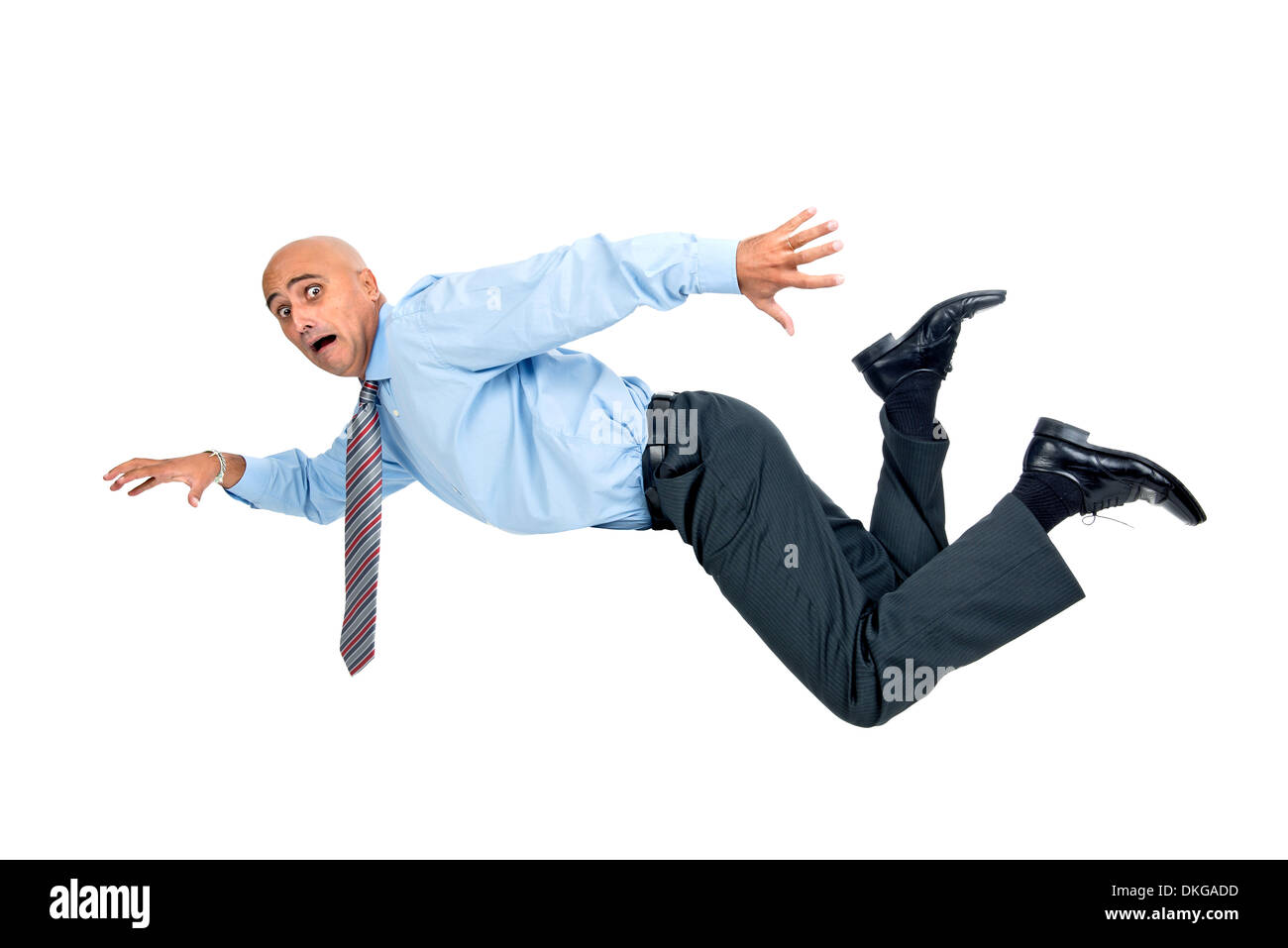 Scared businessman hi-res stock photography and images - Alamy