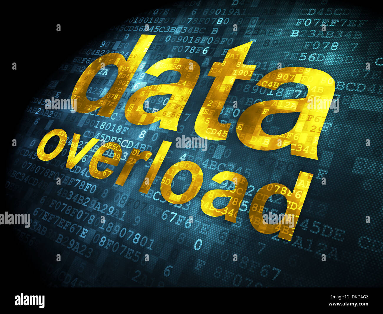 Information concept: Data Overload on digital background Stock Photo ...