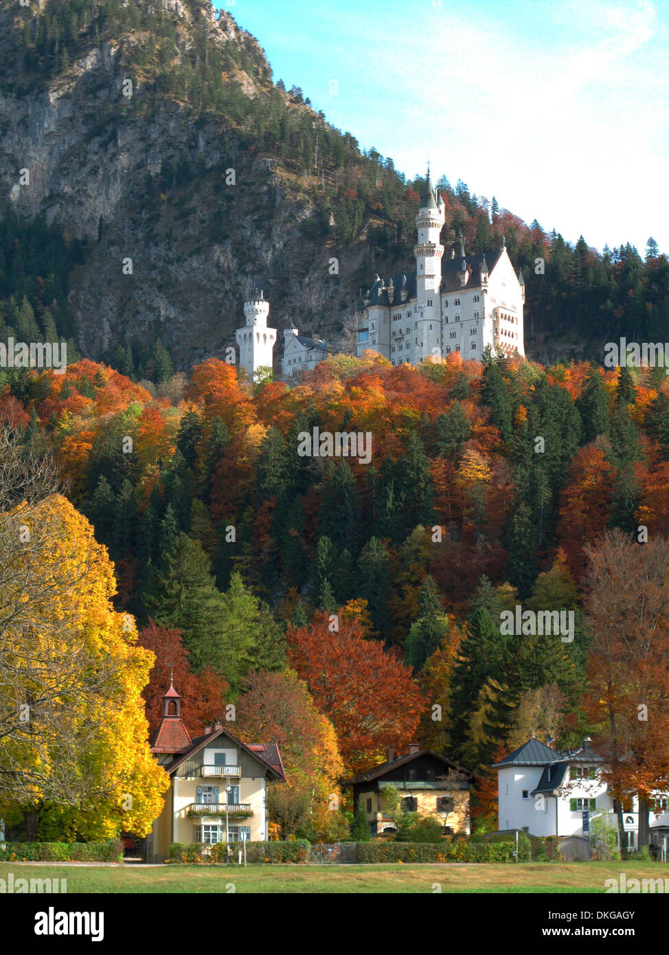 neuschwanstein castle, schwangau-hohenschwangau, near füssen, ostallgäu ...
