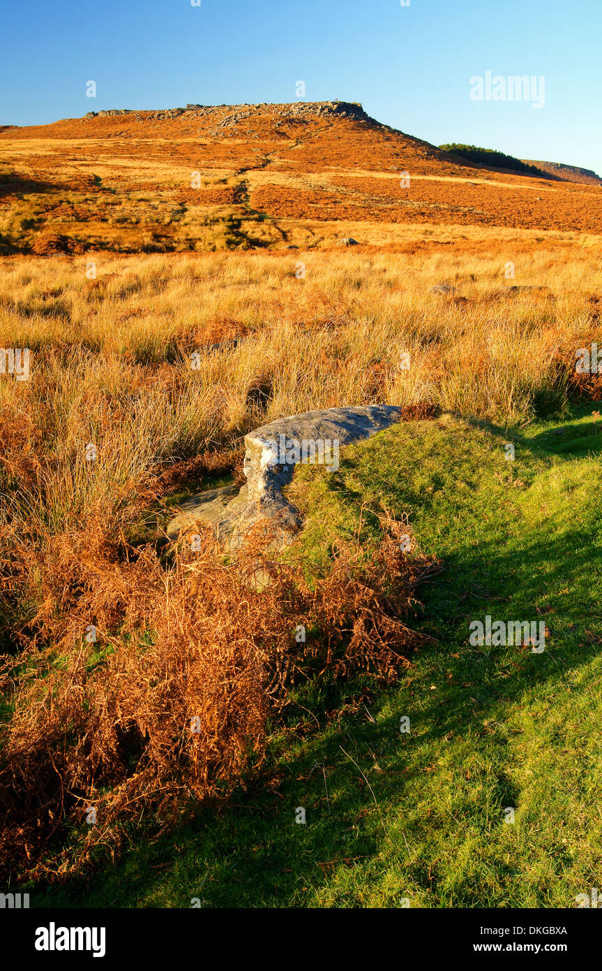 UK,South Yorkshire,Peak District,Carl Wark From Burbage Valley Footpath ...