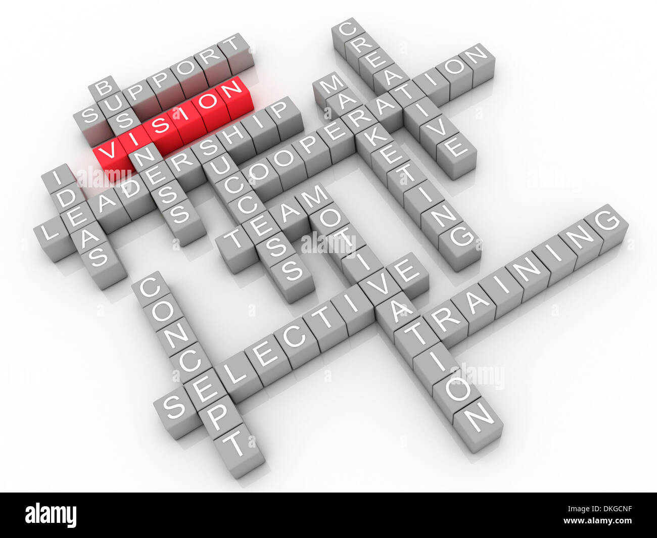 3d imagen Concept of vision in business Stock Photo - Alamy