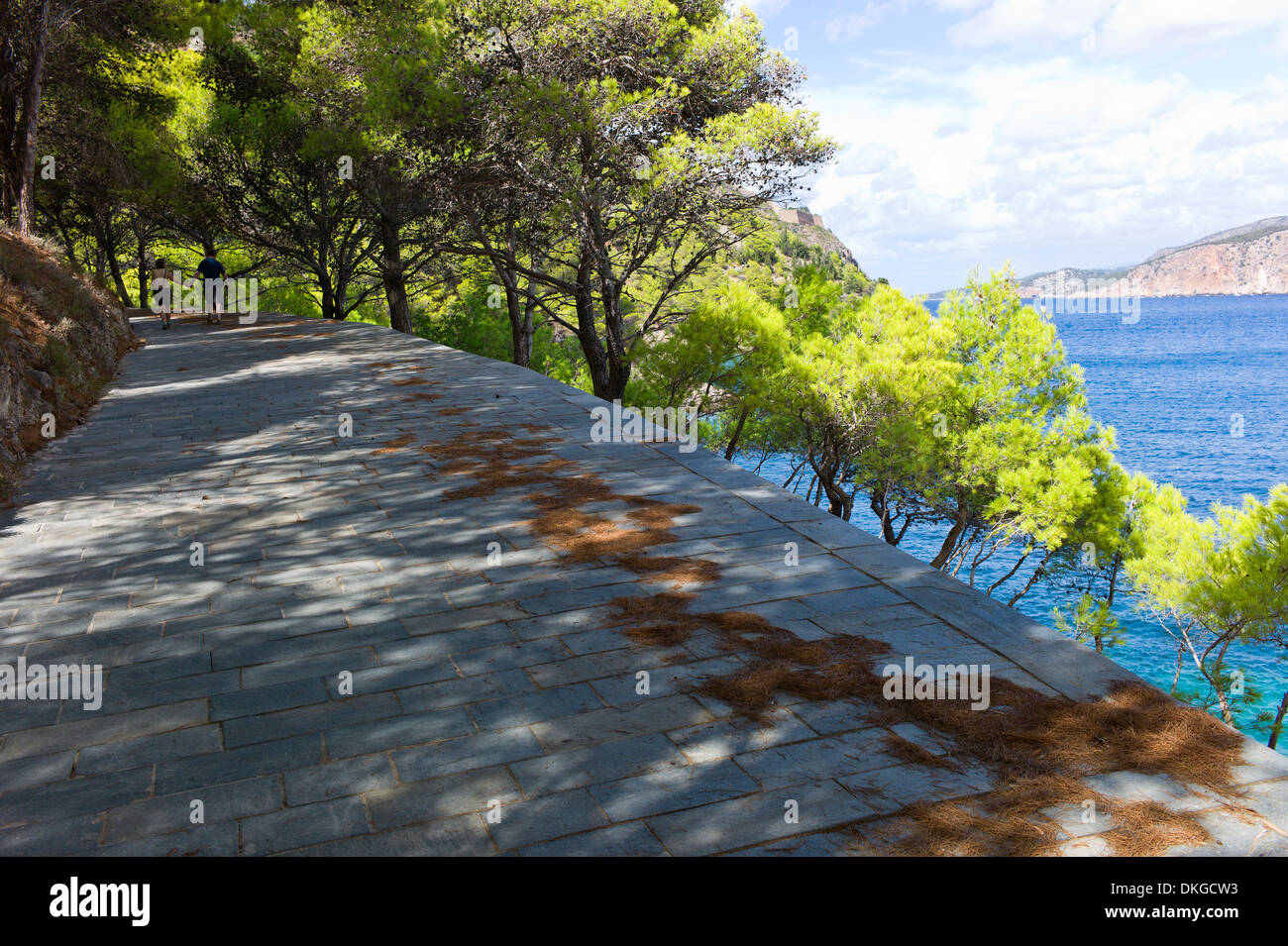 Path leading to the castle in Assos, Kefalonia, Greece Stock Photo - Alamy