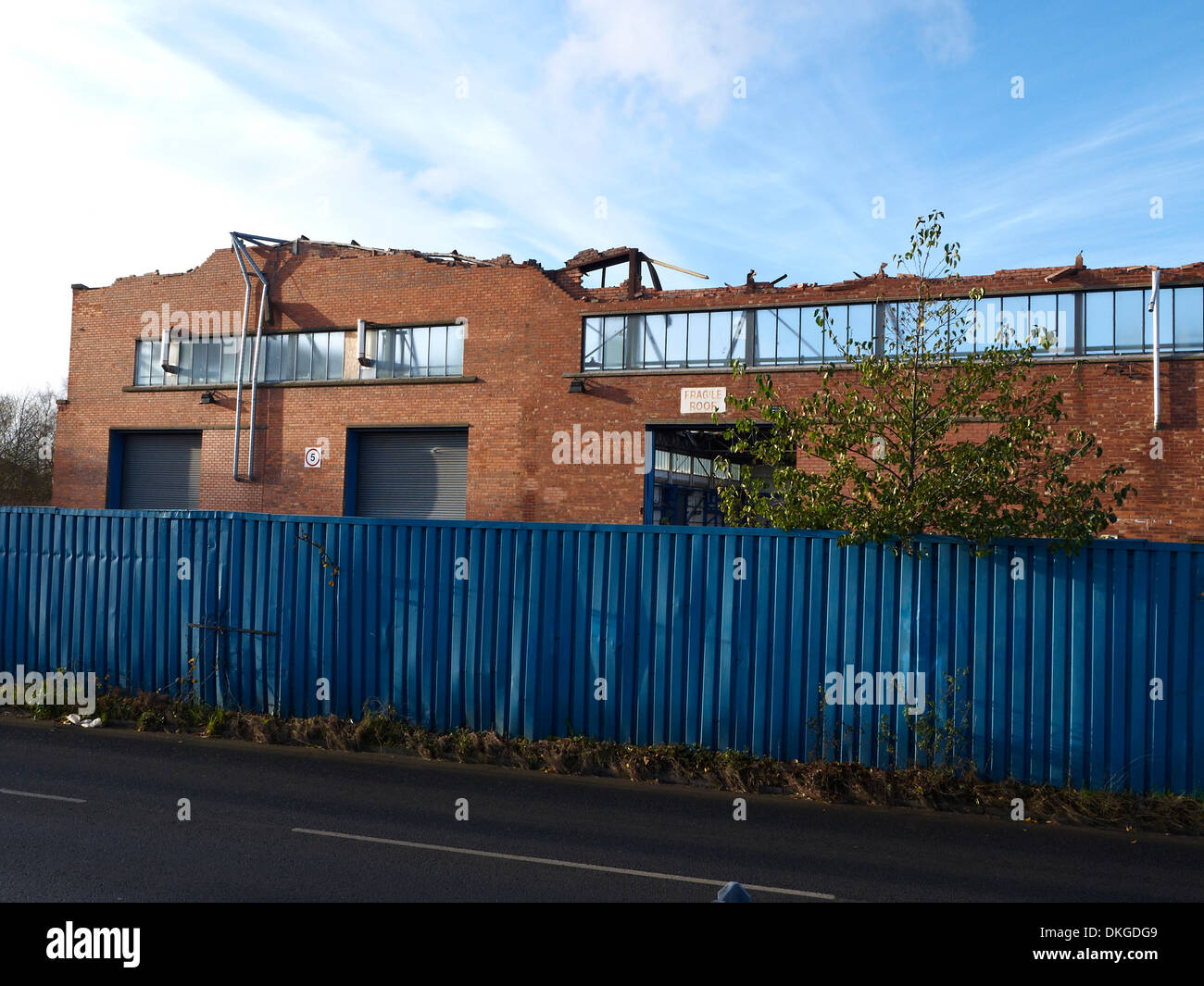 Demolition of the last Foden truck makers factory in Elworth Sandbach ...