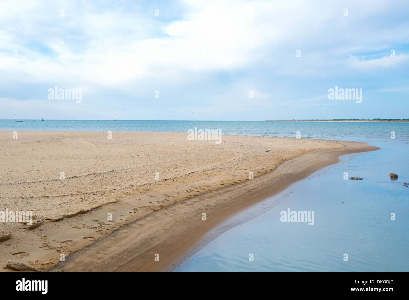 Beach in San Lucar de Barrameda, Andalusia, Spain Stock Photo - Alamy