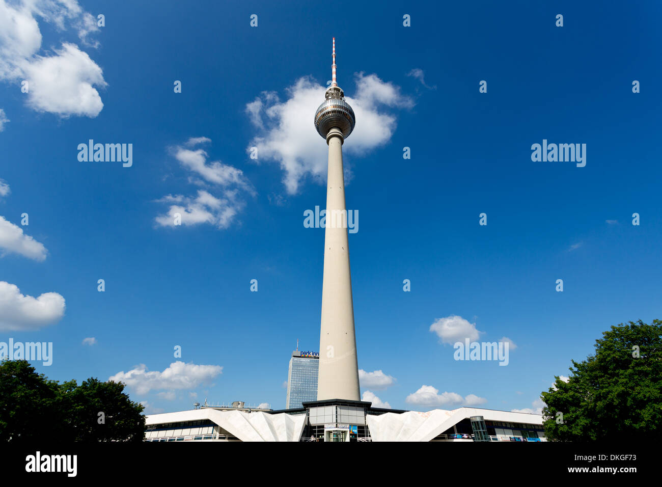 Telecommunication tower Alex, Alexanderplatz, Berlin, Germany, Europe ...