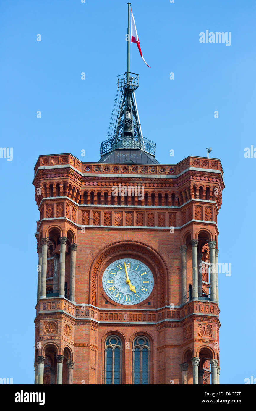 Red town tower hi-res stock photography and images - Alamy