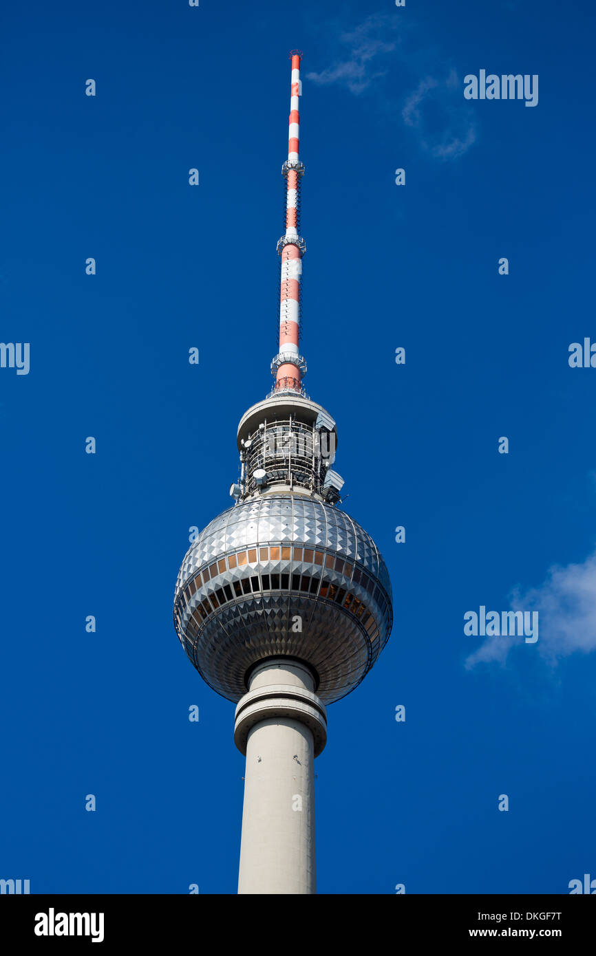 Telecommunication tower Alex, Alexanderplatz, Berlin, Germany, Europe ...