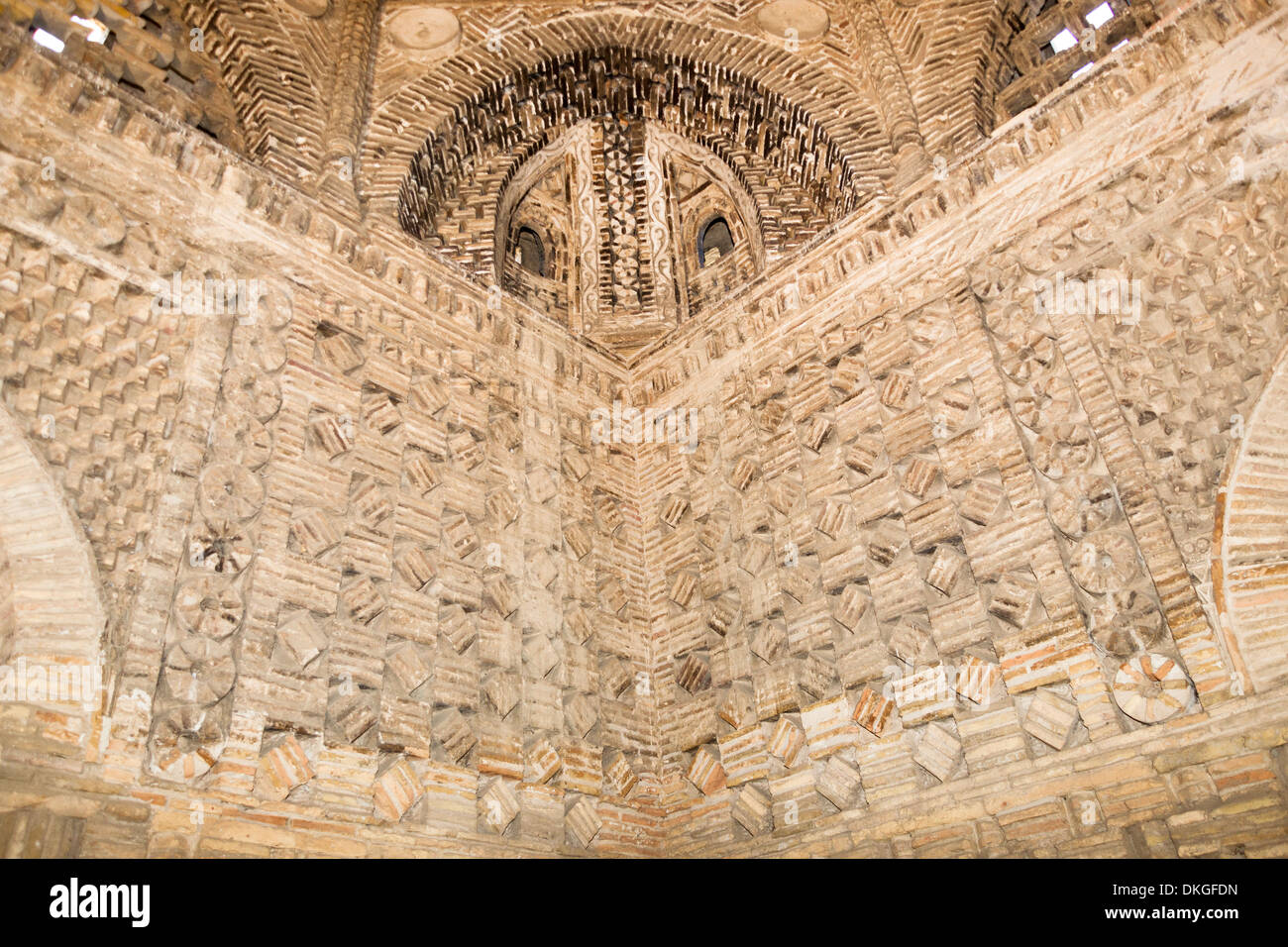 Inside Ismail Samani Mausoleum, also known as Ismoil Samoniy Maqbarasi ...