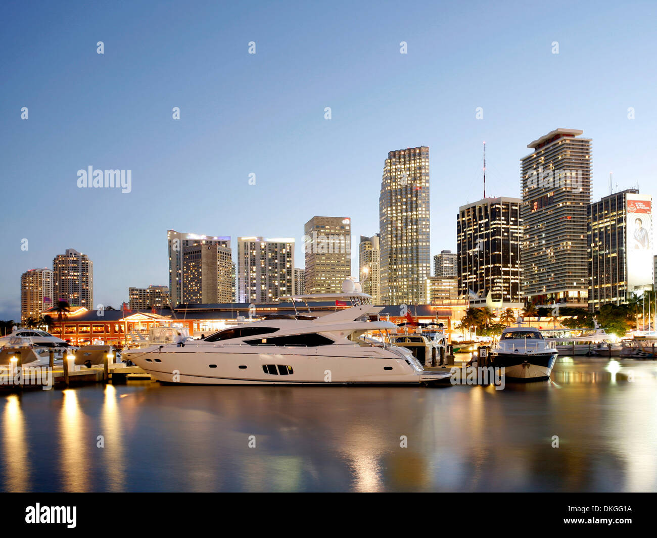 Marina, Miami, Florida, USA Stock Photo - Alamy