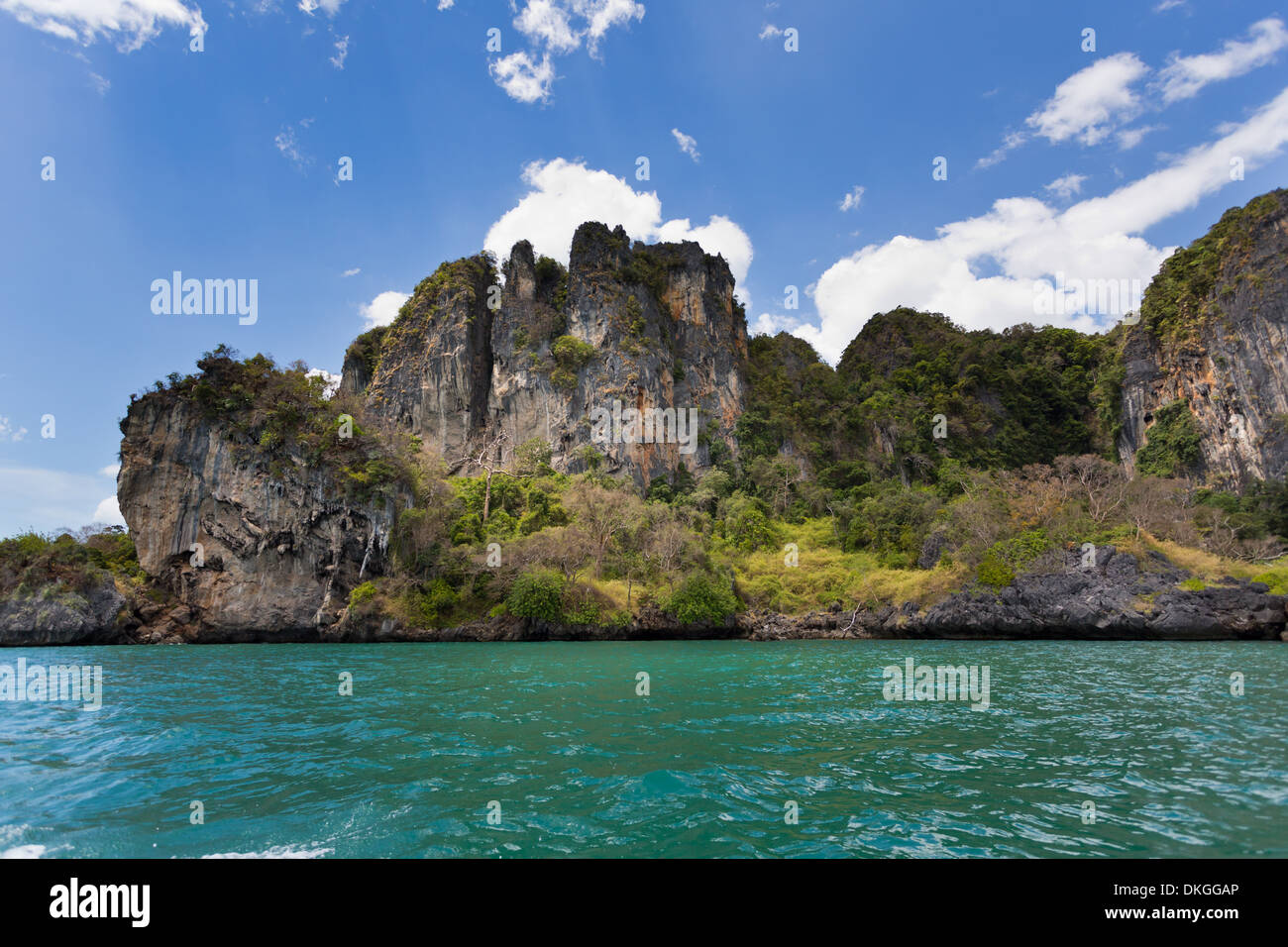 Rock formations, Railay, Thailand, Asia Stock Photo - Alamy