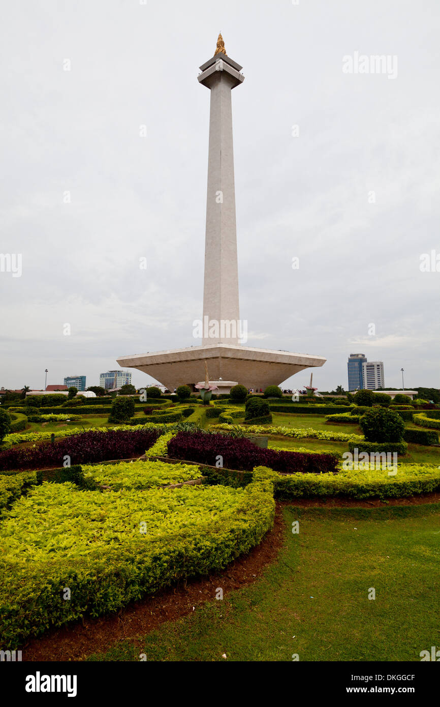 National monument, Merdeka Square, Jakarta, Java, Indonesia, Asia Stock ...