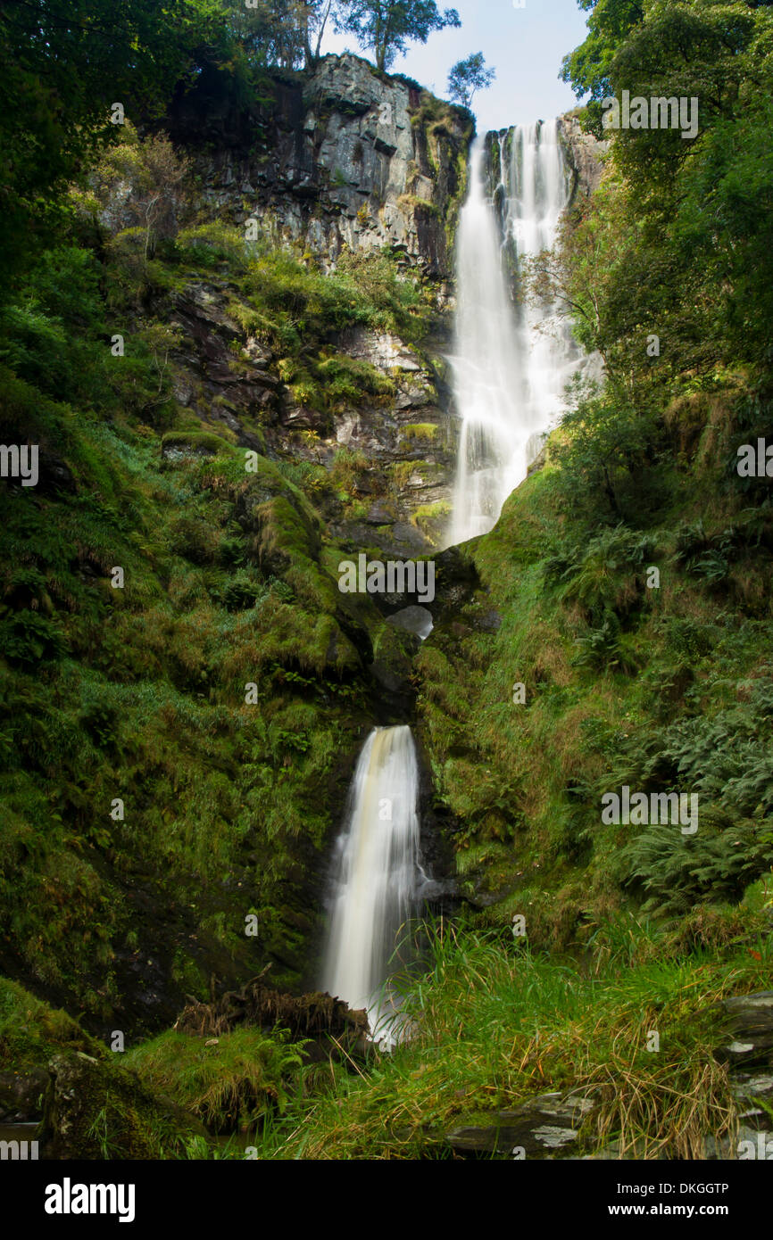 Pistyll Rhaeadr Waterfall – High waterfall in wales, United Kingdom ...