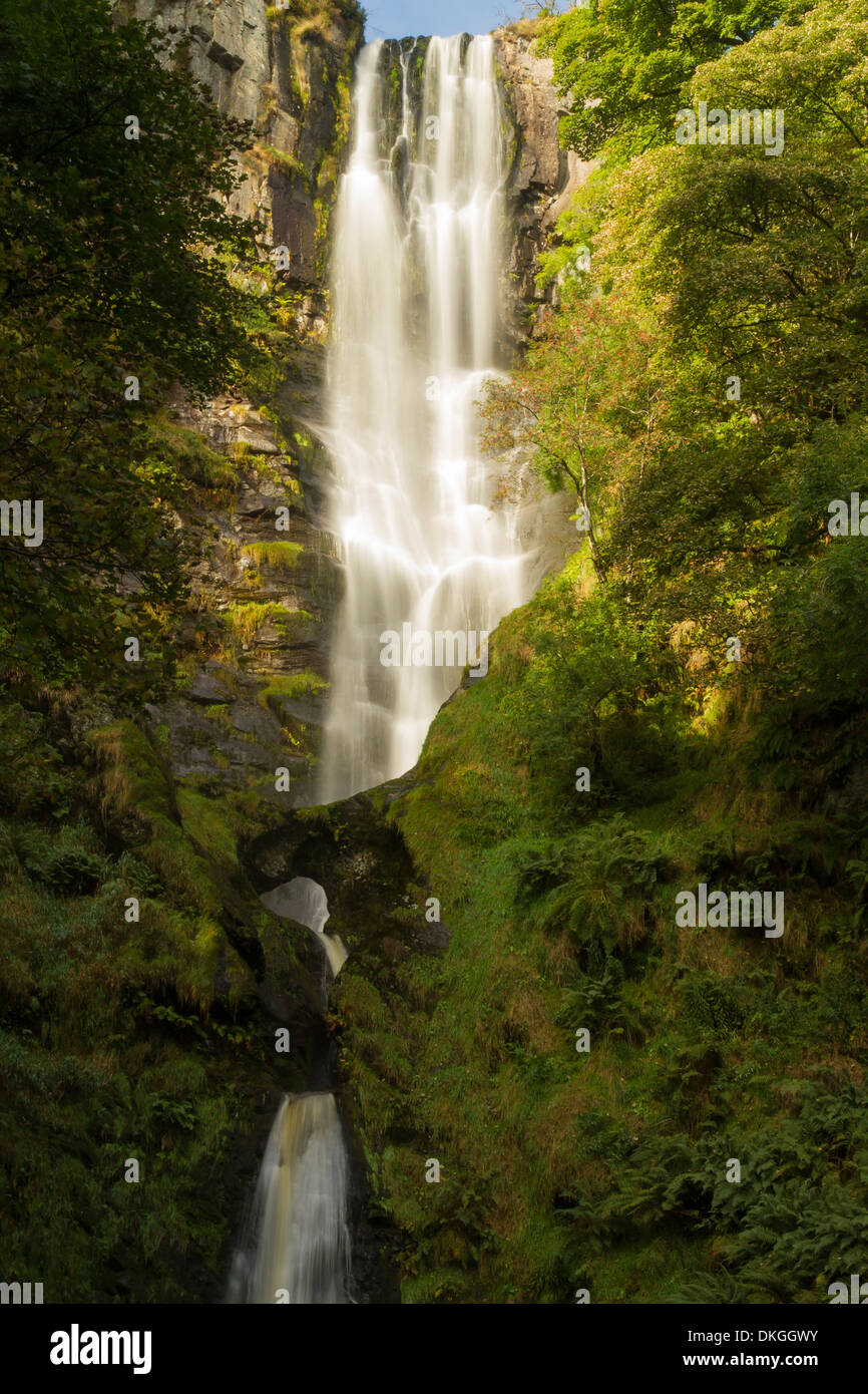 Pistyll Rhaeadr Waterfall – High waterfall in wales, United Kingdom ...