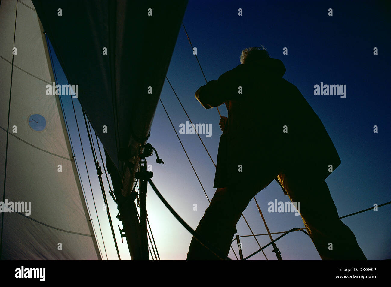 Sailor on Deck Stock Photo - Alamy
