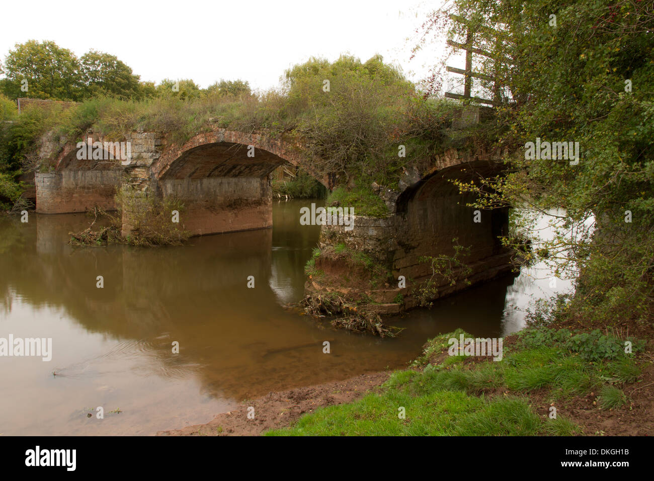 Derelict Aqueduct, Creech St Michael Stock Photo - Alamy