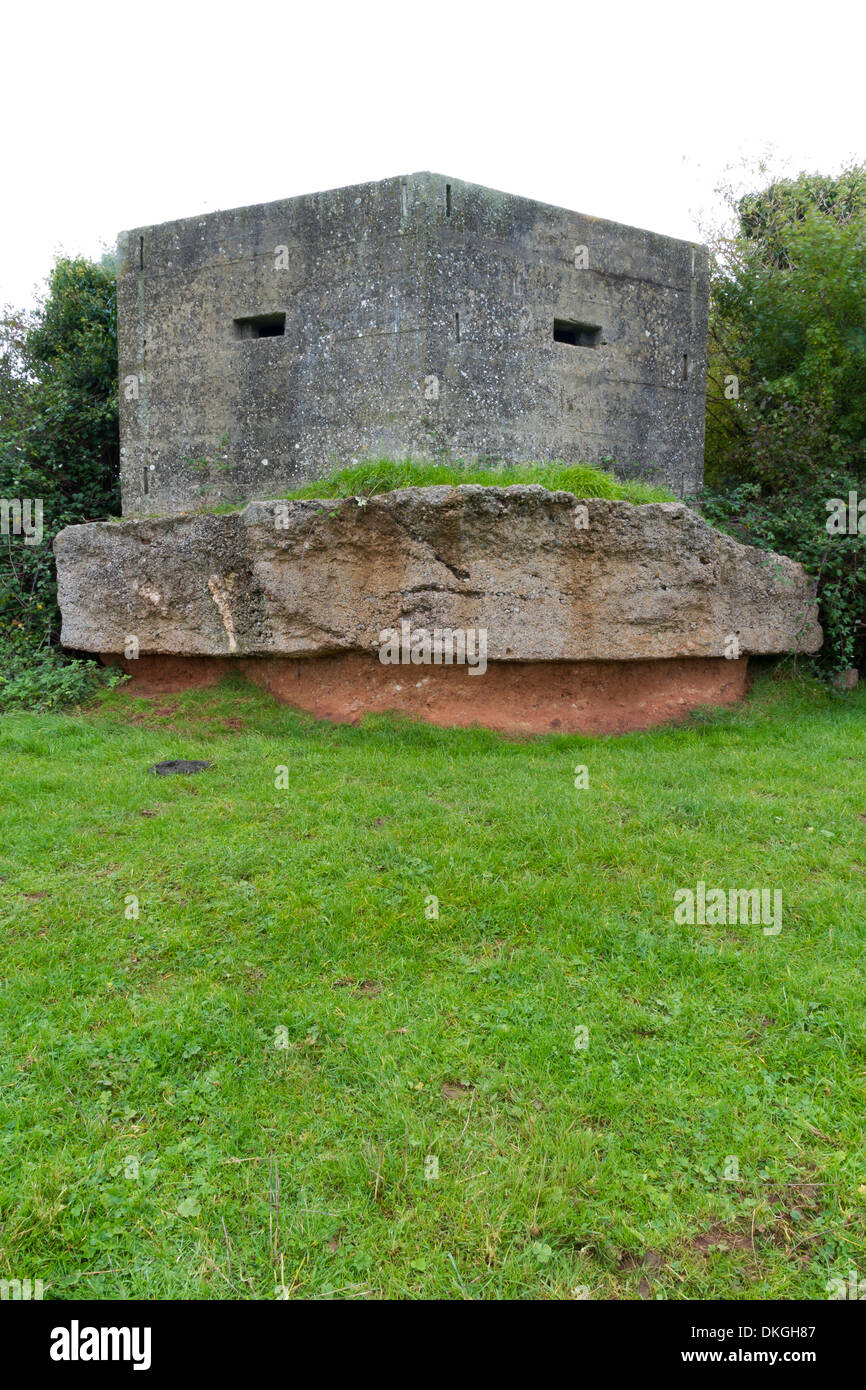 World War II Type 24 pillbox on the Taunton Stop Line at Creech St ...