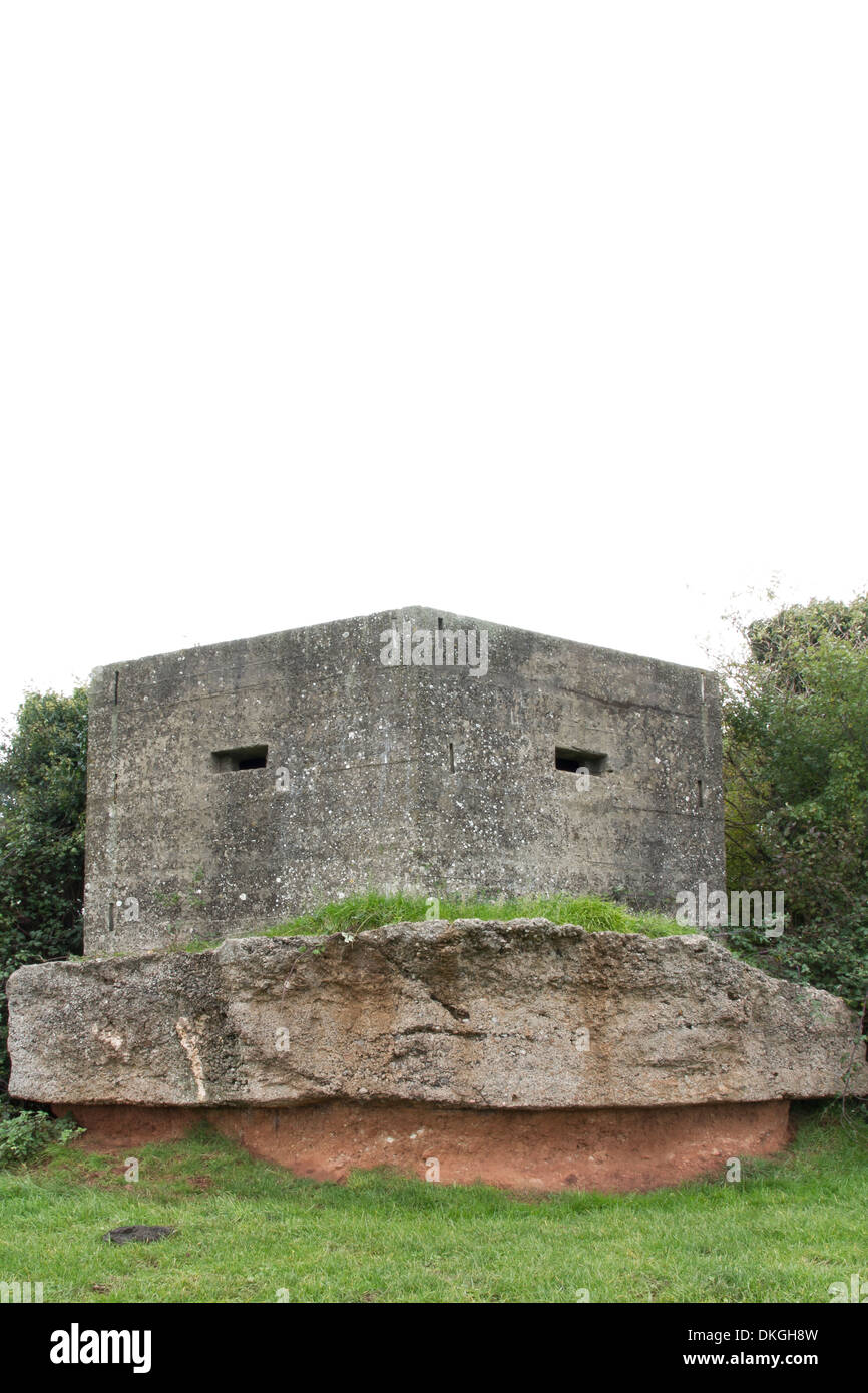 World War II Type 24 pillbox on the Taunton Stop Line at Creech St ...
