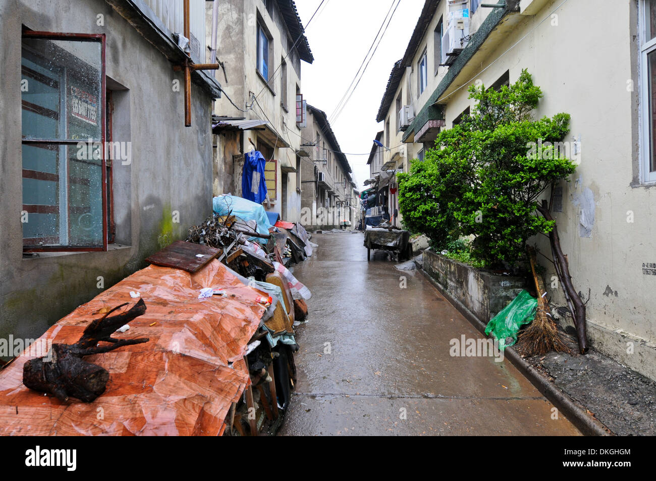 Houses near Qibao Old Street area in Minhang District, Shanghai, China ...