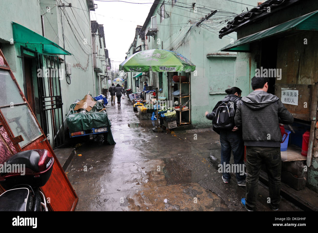 Houses near Qibao Old Street area in Minhang District, Shanghai, China ...