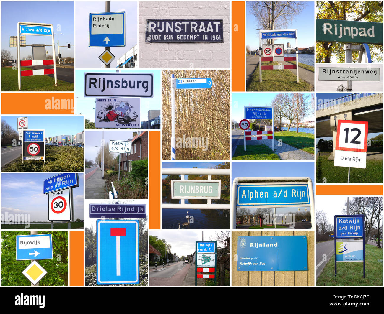 Collage of traffic signs hi-res stock photography and images - Alamy