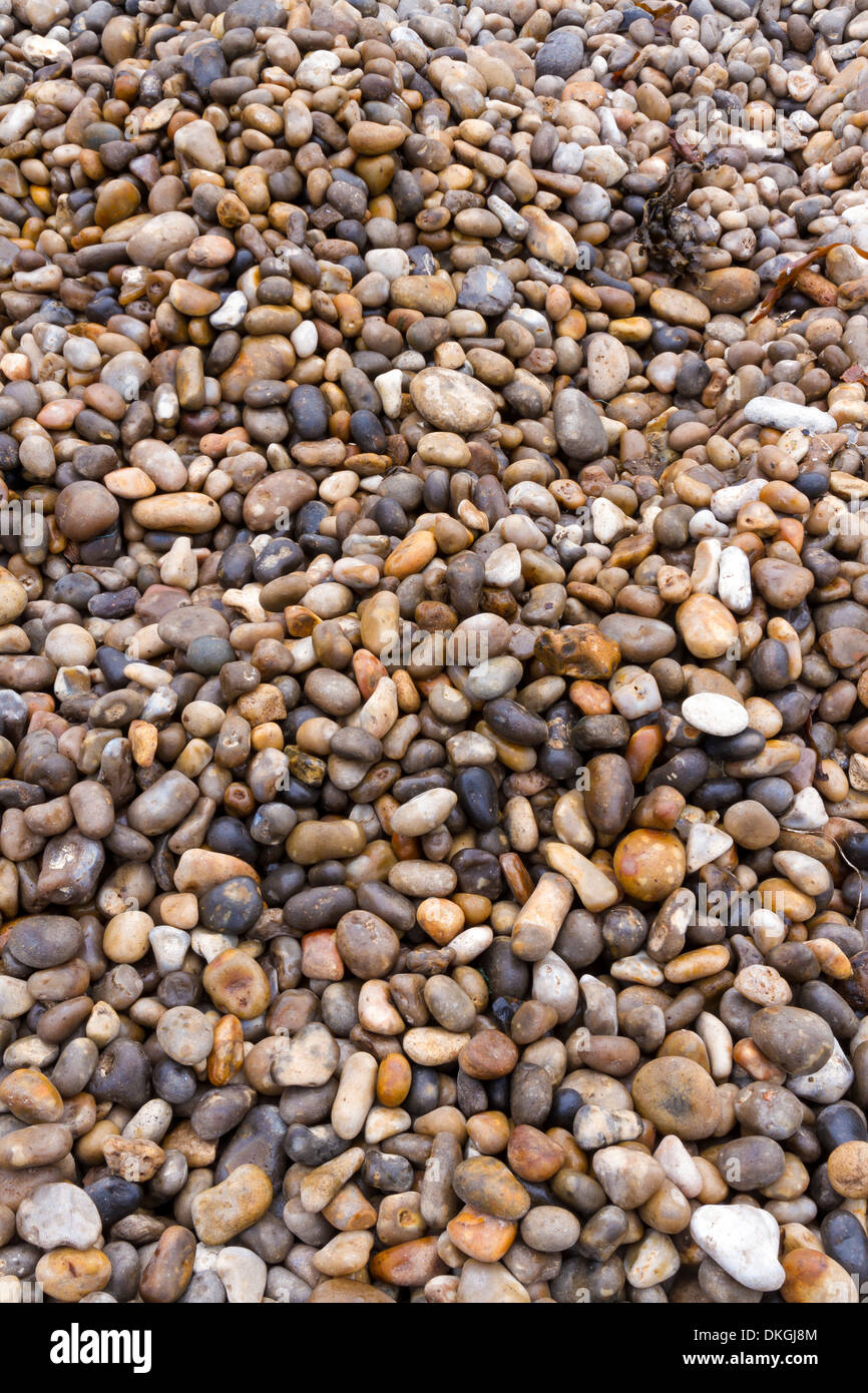 Pebbles can be used as a background, stones are on a UK beach Stock ...