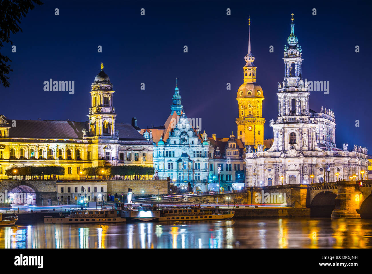 Dresden, Germany above the Elbe River Stock Photo - Alamy